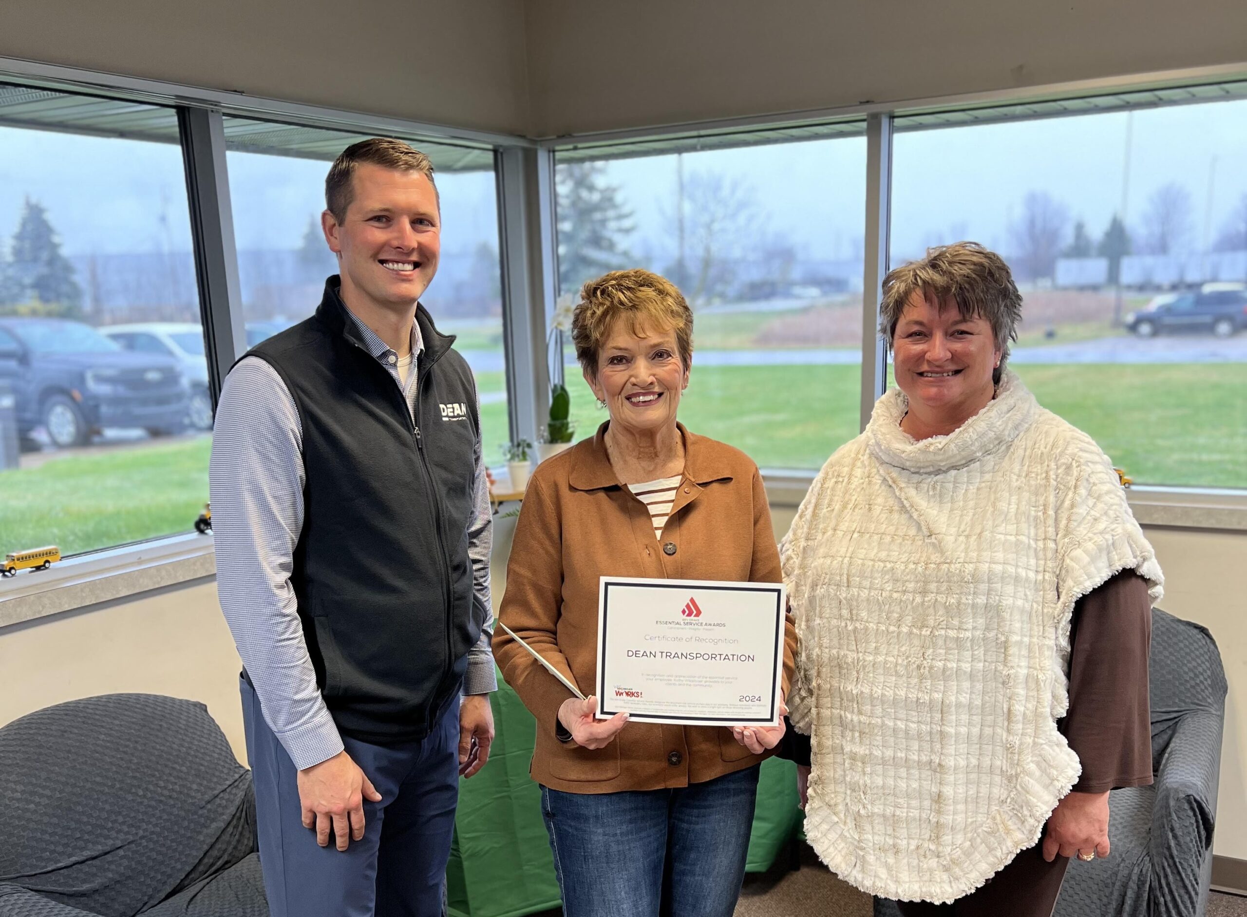 Dean Bus Attendant Recognized with Service Award - Dean